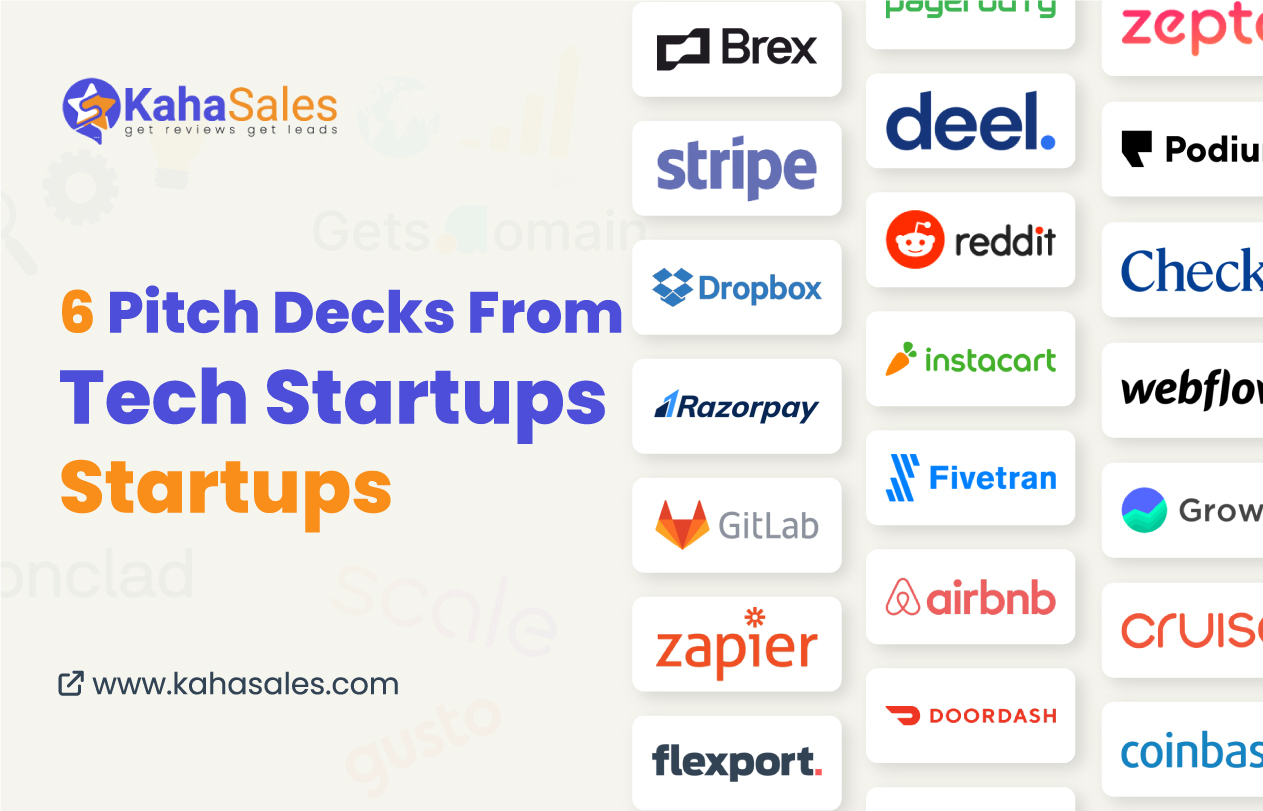6 Pitch Decks From Tech Startups - Best B2B Review Marketplace To Find ...